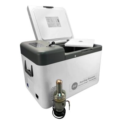 China 25L Minus 86 Degrees Celsius Medical Transfer Freezer Compact and for Vaccine Storage for sale