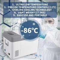 China -86C Degree 25L Mini Medical Freezer for Vaccine Transport Portable and High Capacity for sale