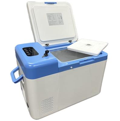 China Temperature Range 25C to -86C 25L Portable Ultra Low Temperature Freezer for Medical for sale