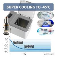 China 25L Portable ULT Stirling Freezer for Laboratory -45C Temperature 17.5KG Load Capacity for sale