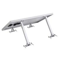 China Stainless Steel 304 Metal Solar Roof Mounting Brackets VSL 2 Silver Tilt Brackets for sale