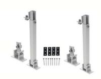 China Stainless Steel 304 Metal Solar Roof Mounting Brackets VSL 2 Silver Tilt Brackets for sale