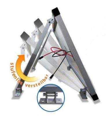 China Hook Tilting Solar Panel Mounting Brackets 30mm Adjustable 304ss Anti Level Roof for sale