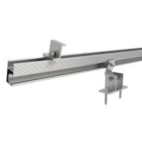 China 30mm Solar Panel Bracket Silver Photovoltaic Ground Mounting Roof Brackets for sale