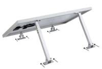 China 30mm Solar Panel Bracket Silver Photovoltaic Ground Mounting Roof Brackets for sale