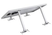 China Tilt Solar Panel Bracket 30mm 304 Stainless Steel Mounting Pole Bracket for sale