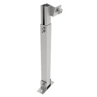 China Tilt Solar Panel Bracket 30mm 304 Stainless Steel Mounting Pole Bracket for sale