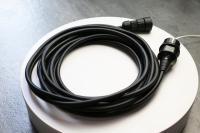 China XLPE Solar Ac Cable 5m Grid Tie Inverter Solar Panel Cable Copper Black for sale
