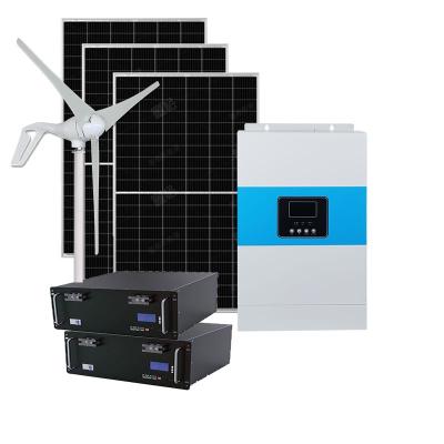 China Mppt Hybrid Off Grid Solar Power System 3500w Solar Panel And Battery System for sale