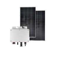 China IP65 Photovoltaic Micro Inverter Solar Panel Silver Balcony Power Station Inverter for sale
