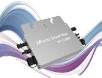 China Solar Panel Cable 600W Micro Inverter Silver Waterproof IP65 Aluminium Alloy for sale