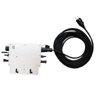 China Solar Panel Cable 600W Micro Inverter Silver Waterproof IP65 Aluminium Alloy for sale