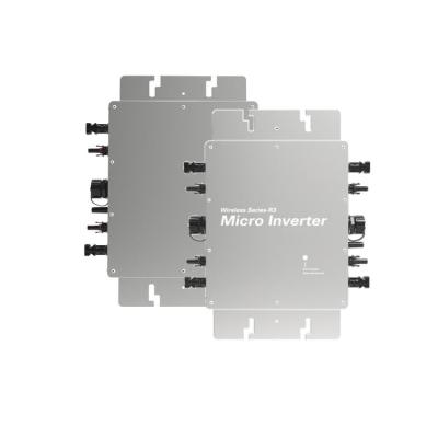 China 2000w MPPT Micro Inverter Ip65 Waterproof Silver Grid Connected Micro Inverter for sale