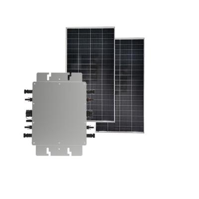 China AC Solar Micro Inverter Aluminum Alloy Silver 1200w Grid Connected Micro Inverter for sale