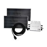 China Silver WVC 600 Micro Inverter Aluminum Alloy IP65 Grid Connected Inverter for sale