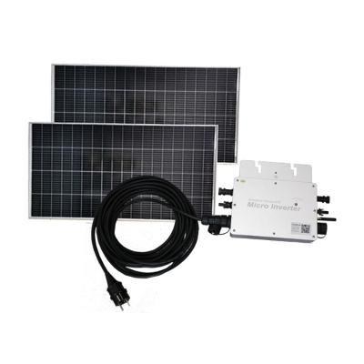 China Silver WVC 600 Micro Inverter Aluminum Alloy IP65 Grid Connected Inverter for sale