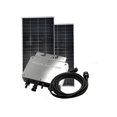 China IP65 Silver Micro Inverter Solar Panel 300w Waterproof Microinverters Solar Panels for sale