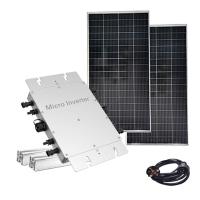 China Aluminum Alloy Grid Tie Inverter 1200w Silver Cable Micro Inverter 1200w for sale