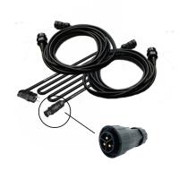 China 4mm2 Core Solar Ac Cable 5m XLPE Copper Solar Extension Cable for sale