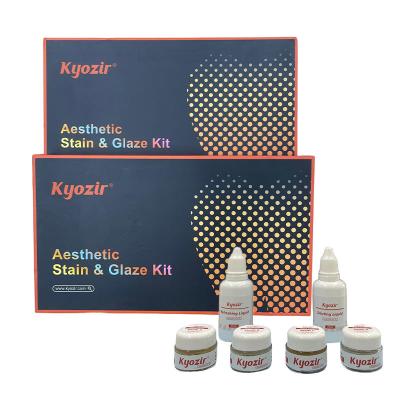 China 18 CorlorsDental Lab Ceramic Zirconia Staining & Glazing Kit for sale