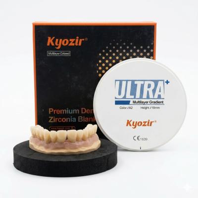 China Multilayer High Translucency Zirconia Block Ultra Aesthetic for Anterior Crown for sale