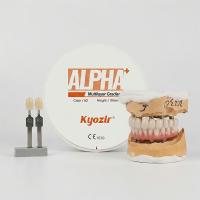 China Alpha+ CAD CAM Zirconia Block 5D Multilayer Gradient Dental Zirconia Disc for sale