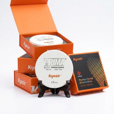 China PRIMA+ Zircon Disc Multilayer Zirconia Block for High Strength Dental Restorations for sale