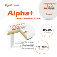 China Alpha+ Multilayer Dental Zirconia Block 10-25mm For Dental Cad Cam for sale