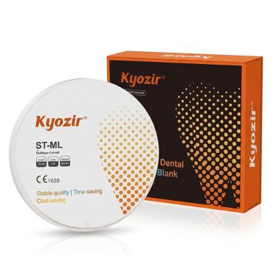 China Dental Zirconia Disc Supplier 98mm High Translucent CAD CAM Zirconia Blank Factory China for sale