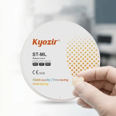 China Kyozir ST-ML Super Translucent Zirconia Cost-Effective Dental Zirconia for Lab for sale
