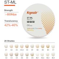 China Kyozir ST-ML Super Translucent Zirconia Cost-Effective Dental Zirconia for Lab for sale