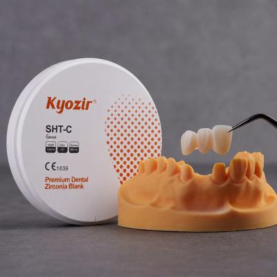 China High Translucency Zirconia Block for Natural Aesthetic Dental Restorations for sale