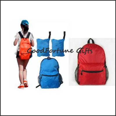 China Zippe Closure Sports Travel Backpack Polyester Rucksack Water Proof Versatile Use for sale