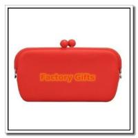 China Eco Friendly Personalized Silicone Coin Purse Silicone Coin Bag For Travel Money Storage for sale