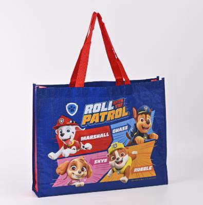 China Recycled Durable Laminated PP Woven Bag Custom Logo Shopping Bags Multiple Size for sale