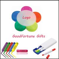 China Flower Shape Highlighter Ballpoint Pen Customed Logo Advertising Ballpoint Pen Gifts Favor for sale