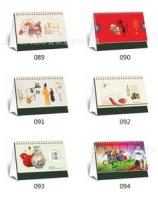 China Customed Logo Festival Designs Promotional Desk Calendar Premium Construction for sale