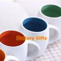 China Stylish Custom Two Tone Mug And Cup 500ml Ceramic Barrel Coffee Mug Easy Cleaning for sale
