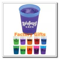 China Personalized Plastic Beer Cups Color Changing Stadium Cups 130ml 180ml 260ml 320ml for sale