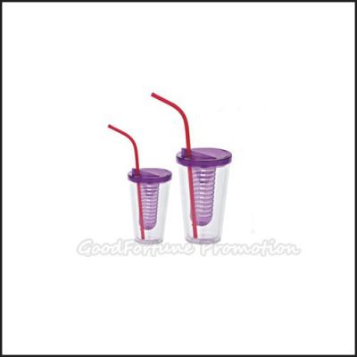 China Printed Logo Custom Plastic Tumbler Cups Personalized Water Tumbler With Straw 16oz/24oz for sale