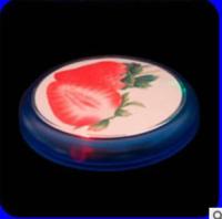 China Sleek Design Acrylic Round Led Coaster Lights Lightweight For Party Club for sale