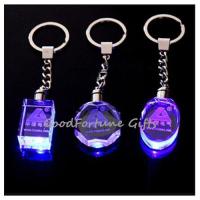 China Premium Custom Crystal Keychain Santa Clause Christmas Led Light Keychain for sale
