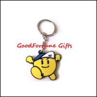 China Soft Rubber Christmas Personalised Keyring Customized Santa Claus Keyring  20 Inches for sale