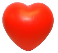 China Colorful Personalized Stress Balls Promotional Heart Shape Stress Ball for sale