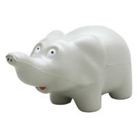 China Relaxation Elephant Stress Ball Customizable Animal Shaped Stress Toys 2.5 Inches for sale