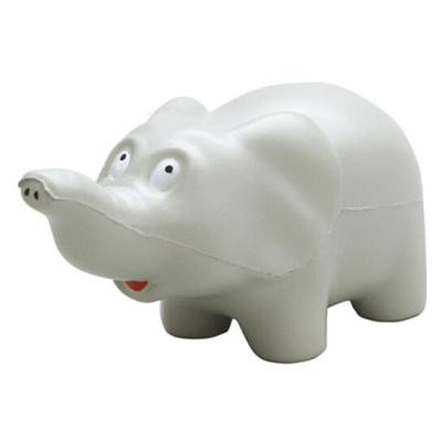 China Relaxation Elephant Stress Ball Customizable Animal Shaped Stress Toys 2.5 Inches for sale