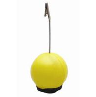 China Logo Printed Soft Card Holder Foam Stress Ball With Clip For Party 2.5inches for sale