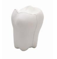 China Personalized Logo Squeeze Stress Balls Tooth Shape Stress Relief Balls For Dental Promotion for sale