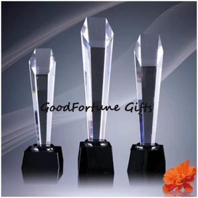 China Custom Medals And Trophies Academic Crystal Sports Trophy Logo Engraving for sale