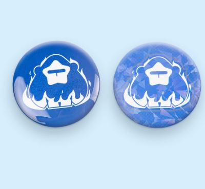 China Multicolor Custom Round Soft Enamel Pin Badge For Corporate Branding for sale